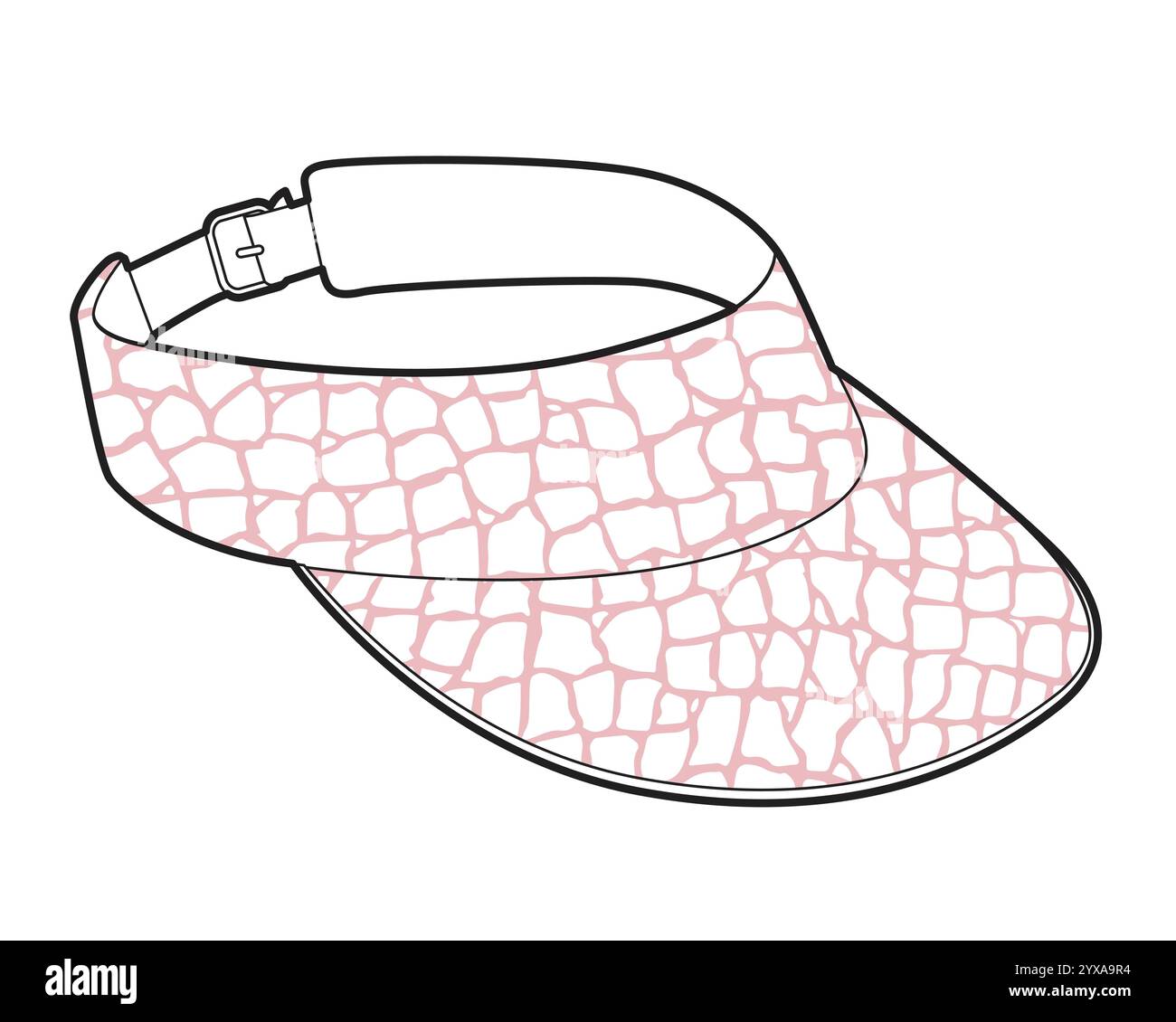 Girls sun visor cap Stock Vector Images - Alamy