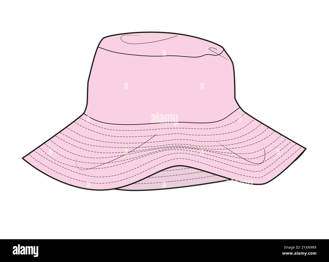 Women bucket hat drawing hi-res stock photography and images - Alamy