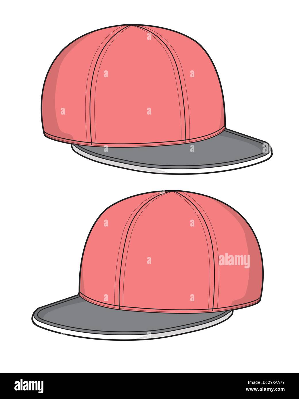 Snapback caps drawing hi-res stock photography and images - Alamy