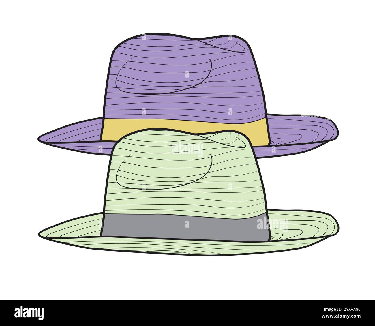 Male panama Stock Vector Images - Alamy