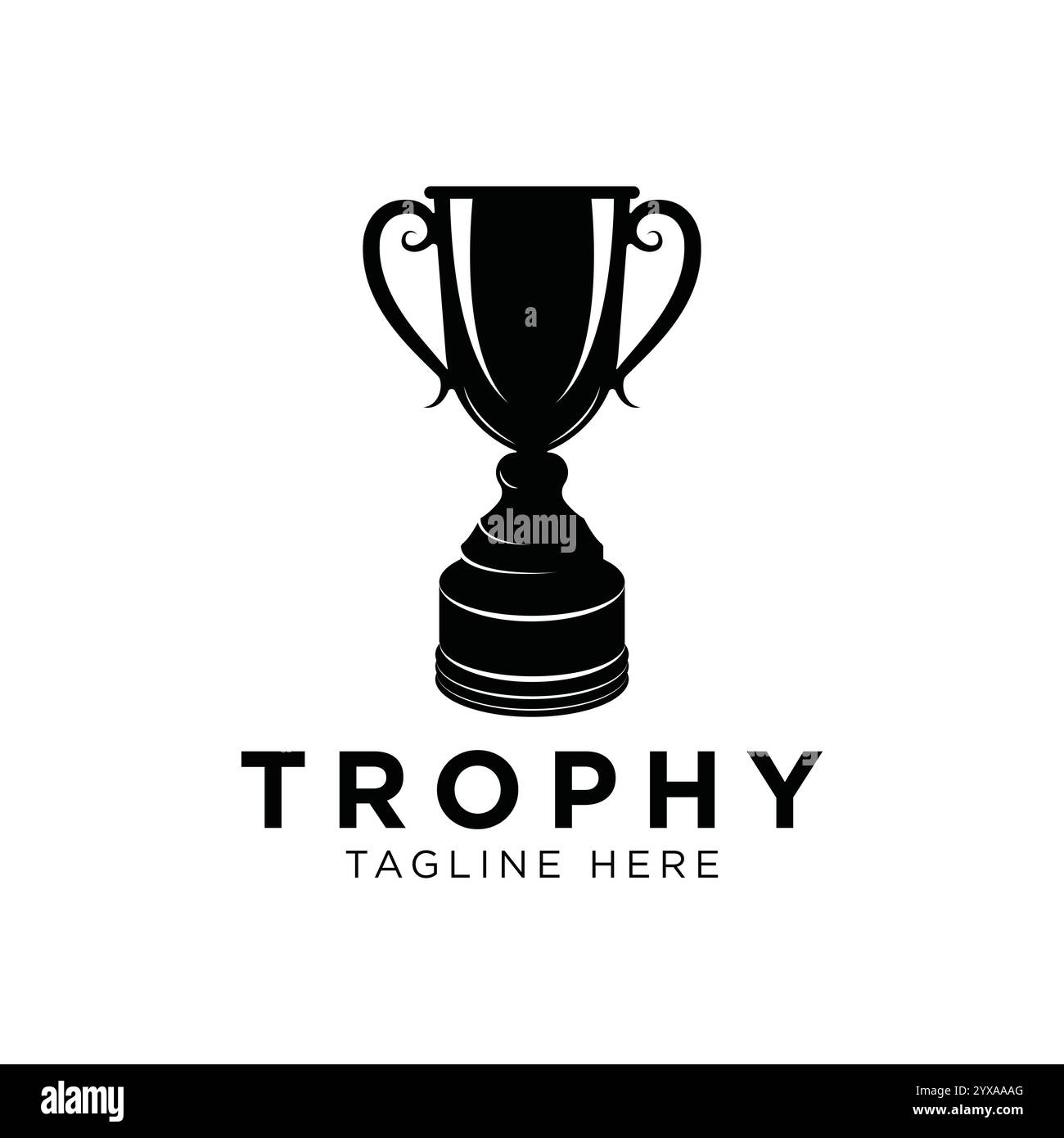 Trophy vector logo icon.champions trophy logo icon for winner award ...