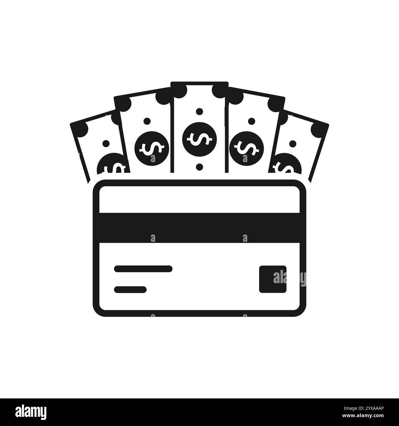 Atm bank card icon Black and White Stock Photos & Images - Alamy