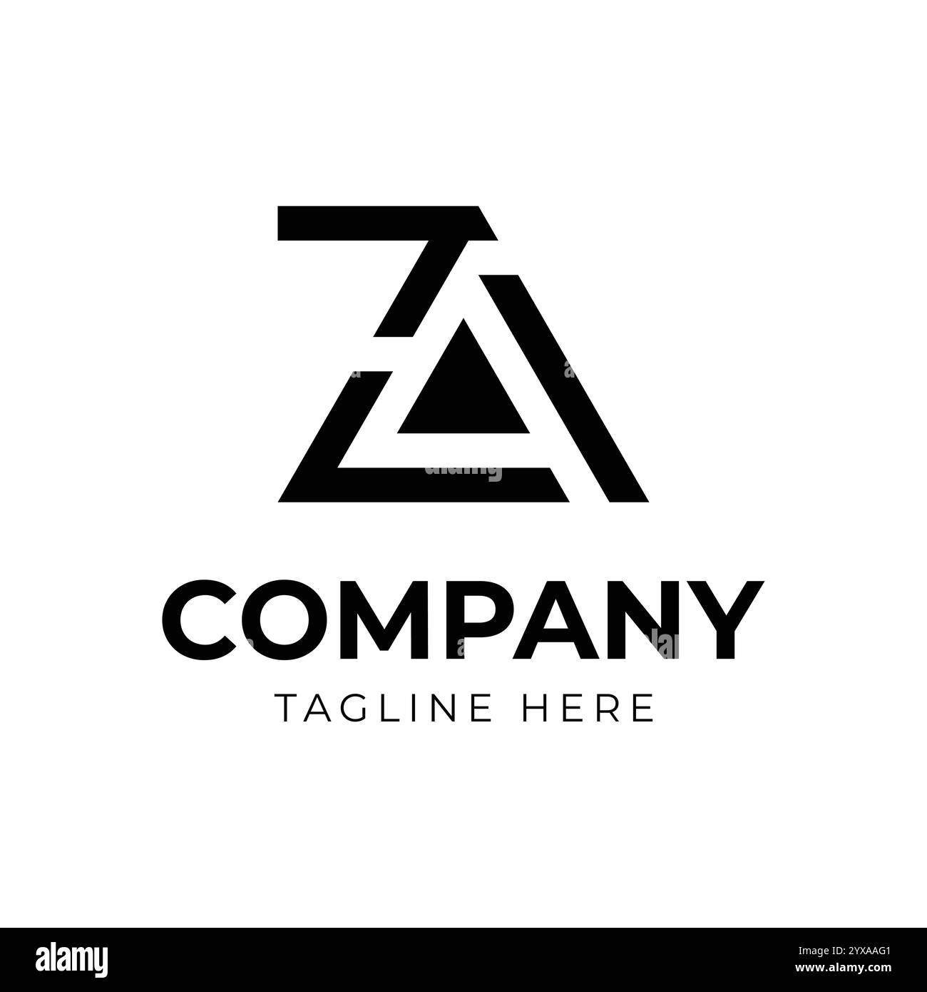 Az logo vector Black and White Stock Photos & Images - Alamy