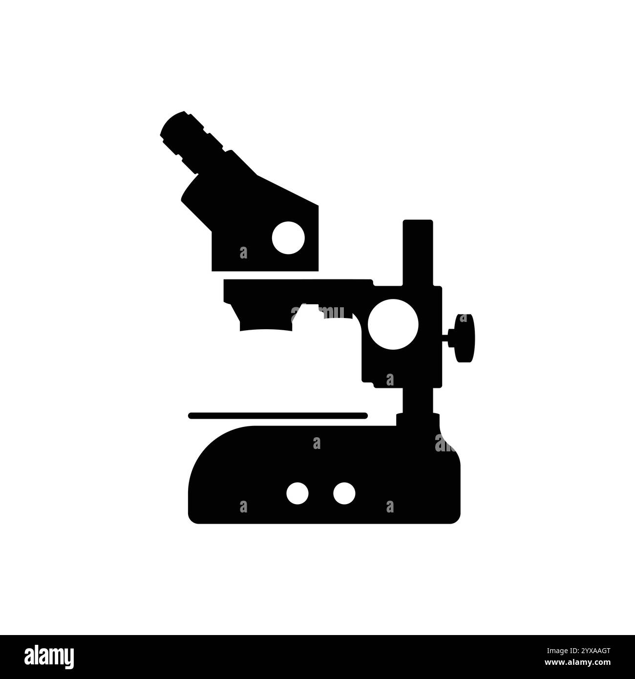 microscope icon on white background Stock Vector Image & Art - Alamy