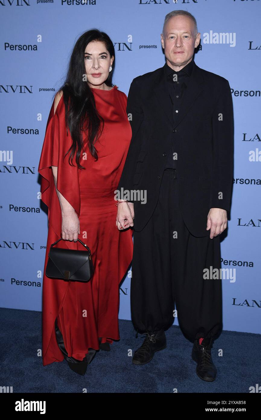 (L-R) Marina Abramovi? and Todd Eckert attend Ingmar Bergman's 'Persona ...