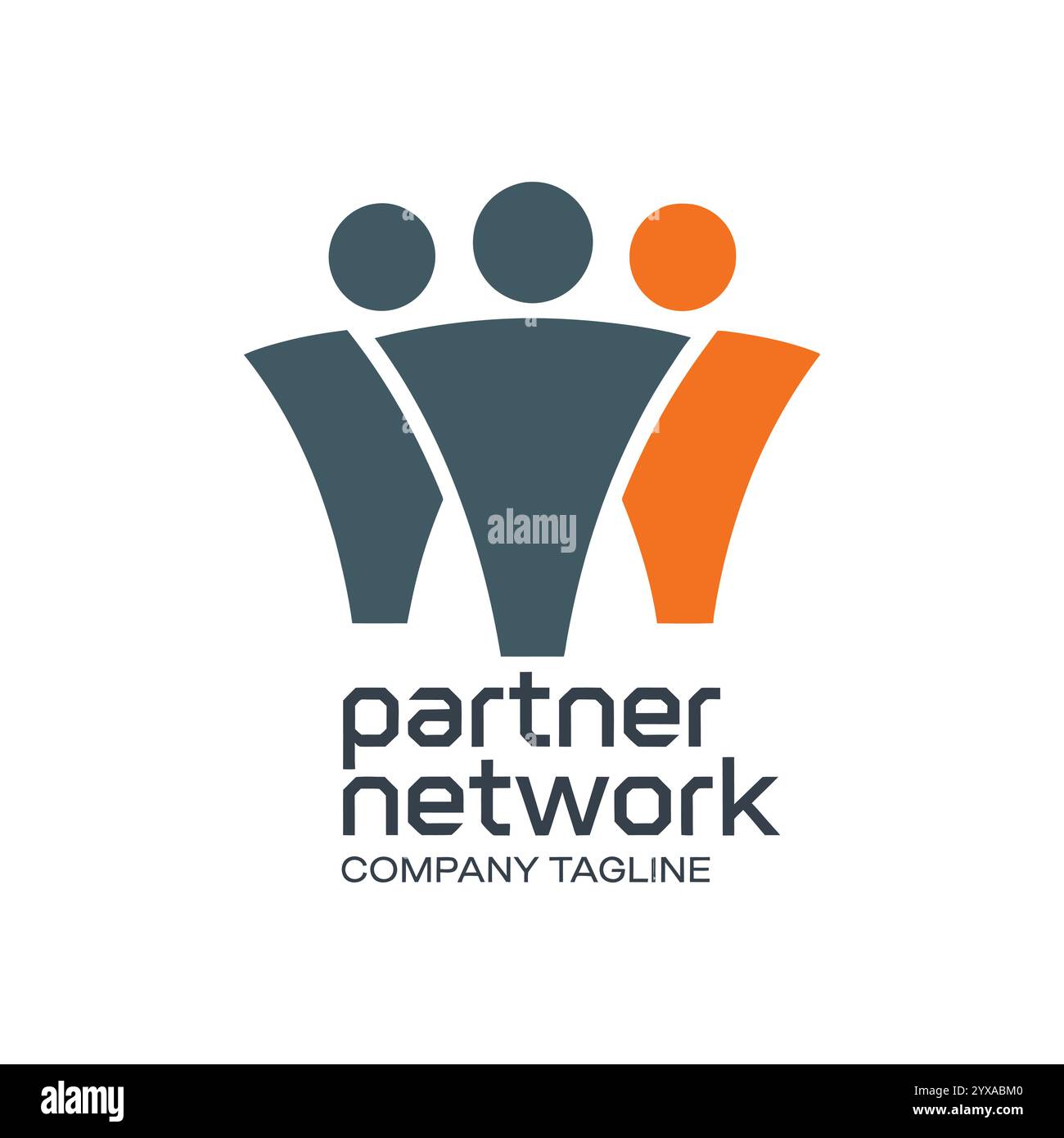 Partner Network Logo, modern logo design, partnership logo, collaboration logo, corporate logo ...