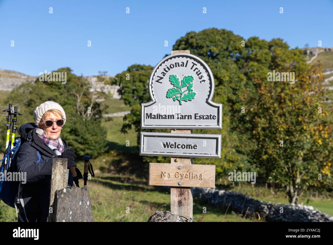 Malham tarn estate in the Yorkshire Dales national park, model related ...