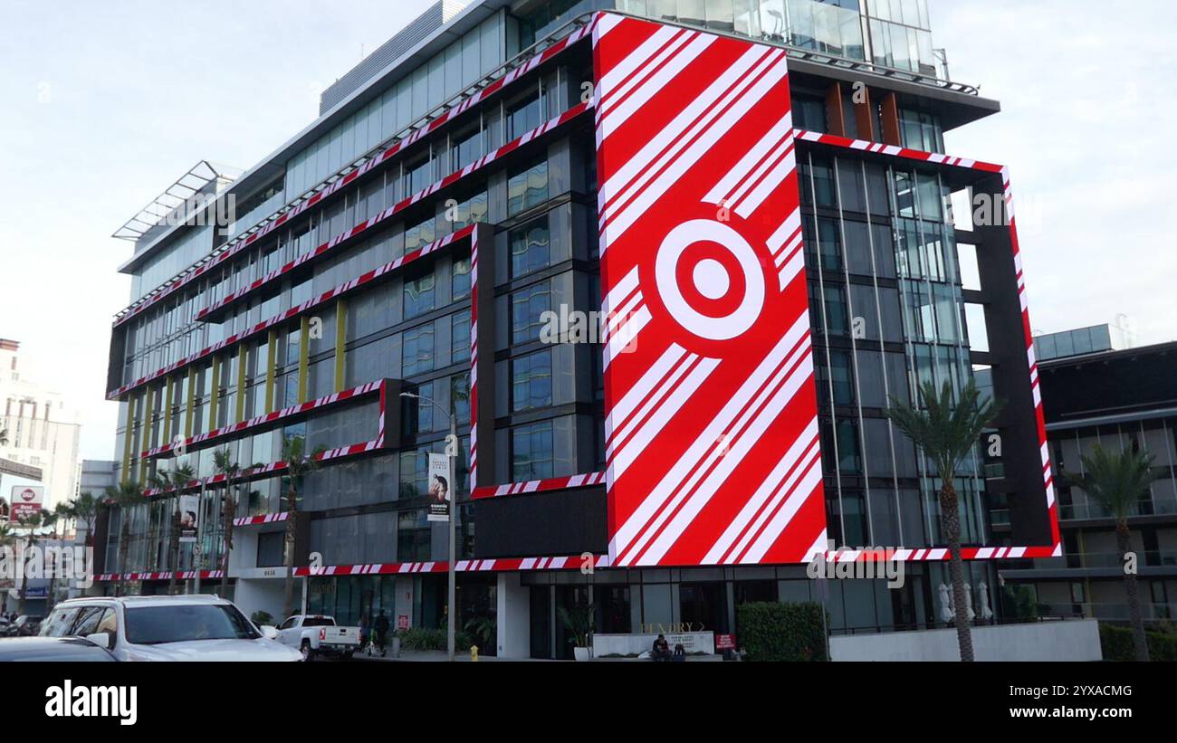 Los Angeles, California, USA 14th December 2024 Target Billboard at ...