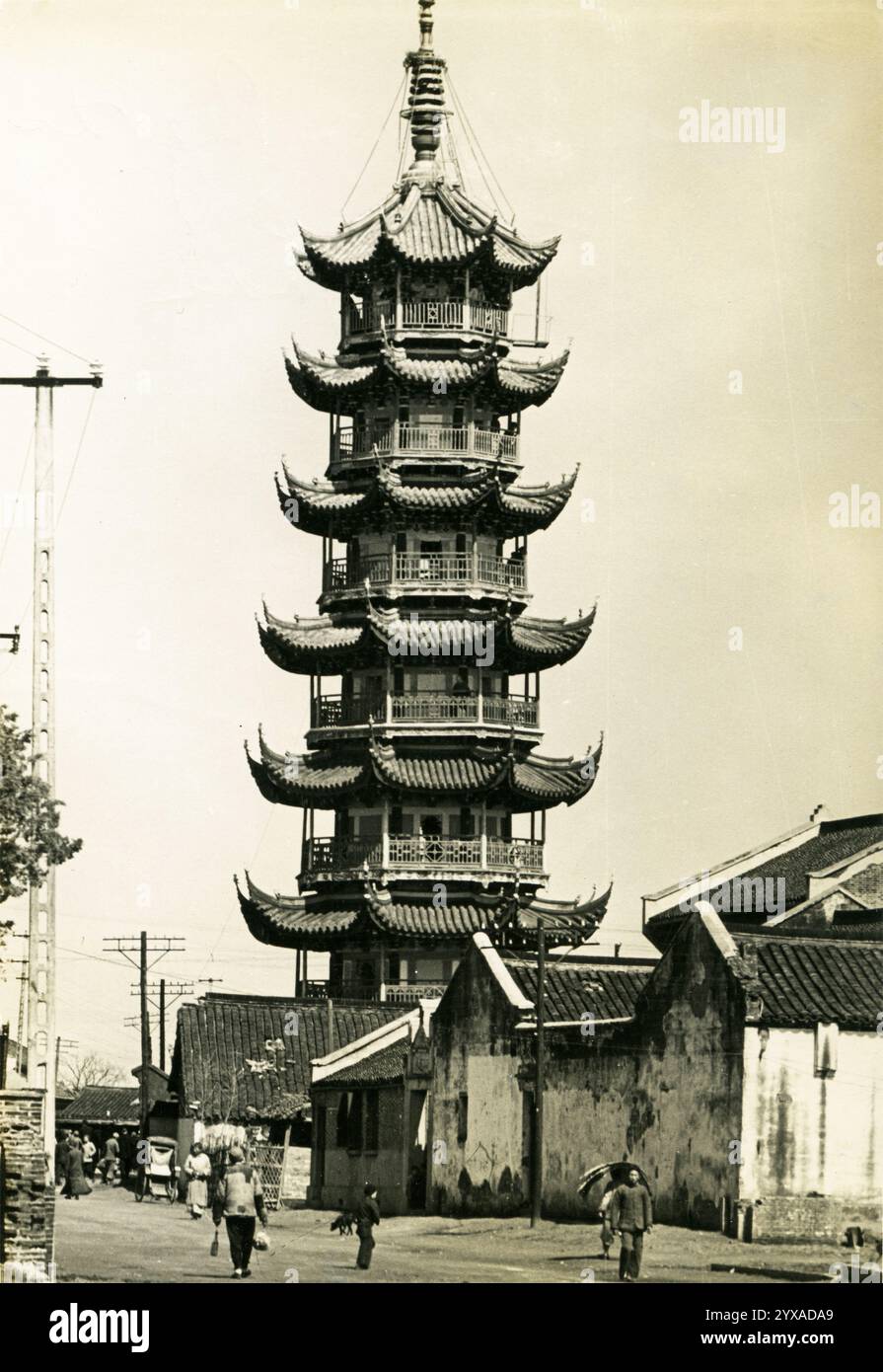 Longhua Pagoda: A Timeless Shanghai Landmark: A traditional pagoda with ...