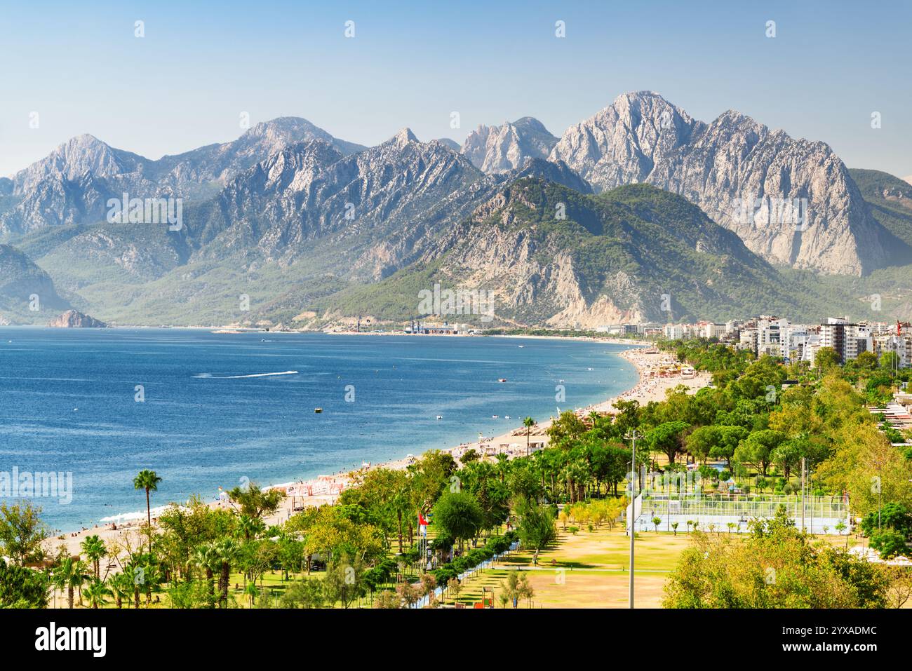 View of Konyaalti Beach and Park in Antalya, Turkey Stock Photo - Alamy