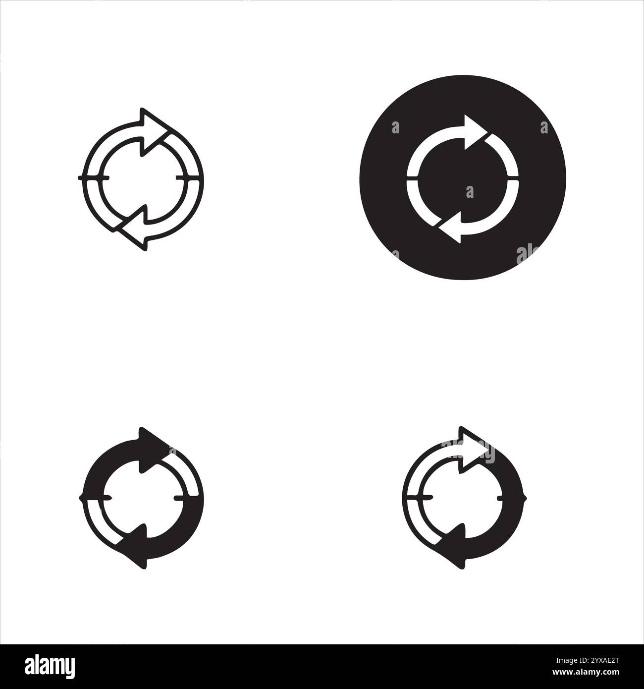 Refreshing Refresh Icon for User Interface Stock Vector Image & Art - Alamy