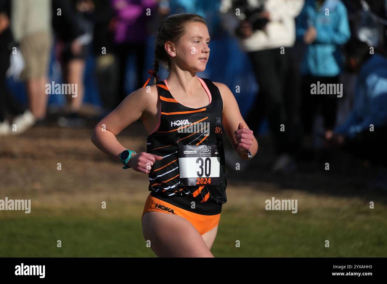 San Diego, California, USA. 14th Dec, 2024. Abby Faith Cheeseman places ...