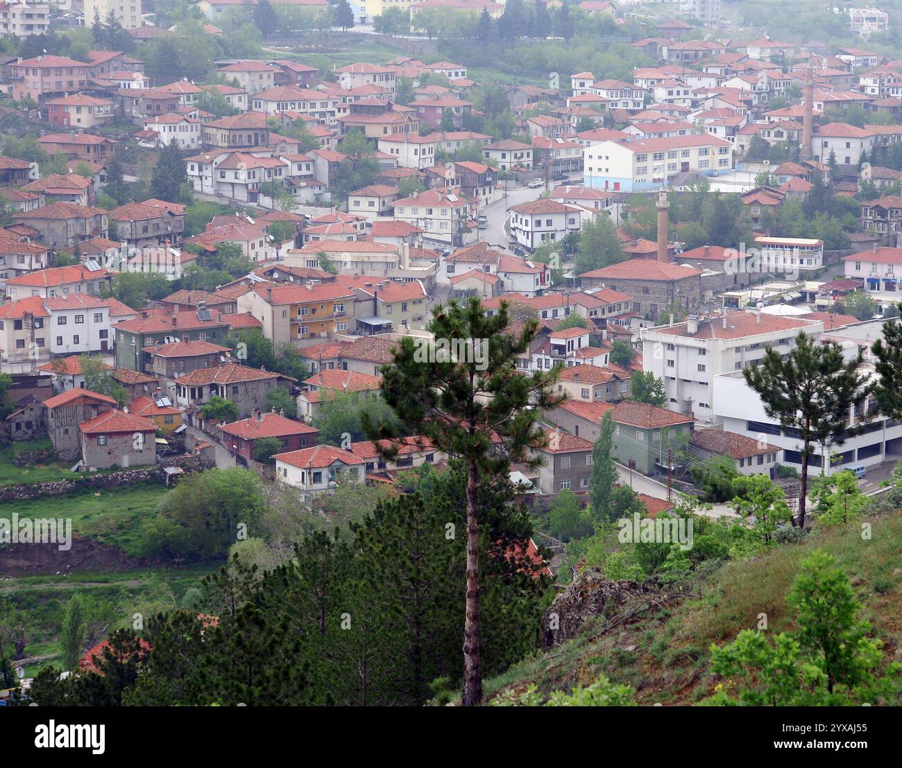 Historical Ayas City and Houses in Ankara, Turkey Stock Photo - Alamy