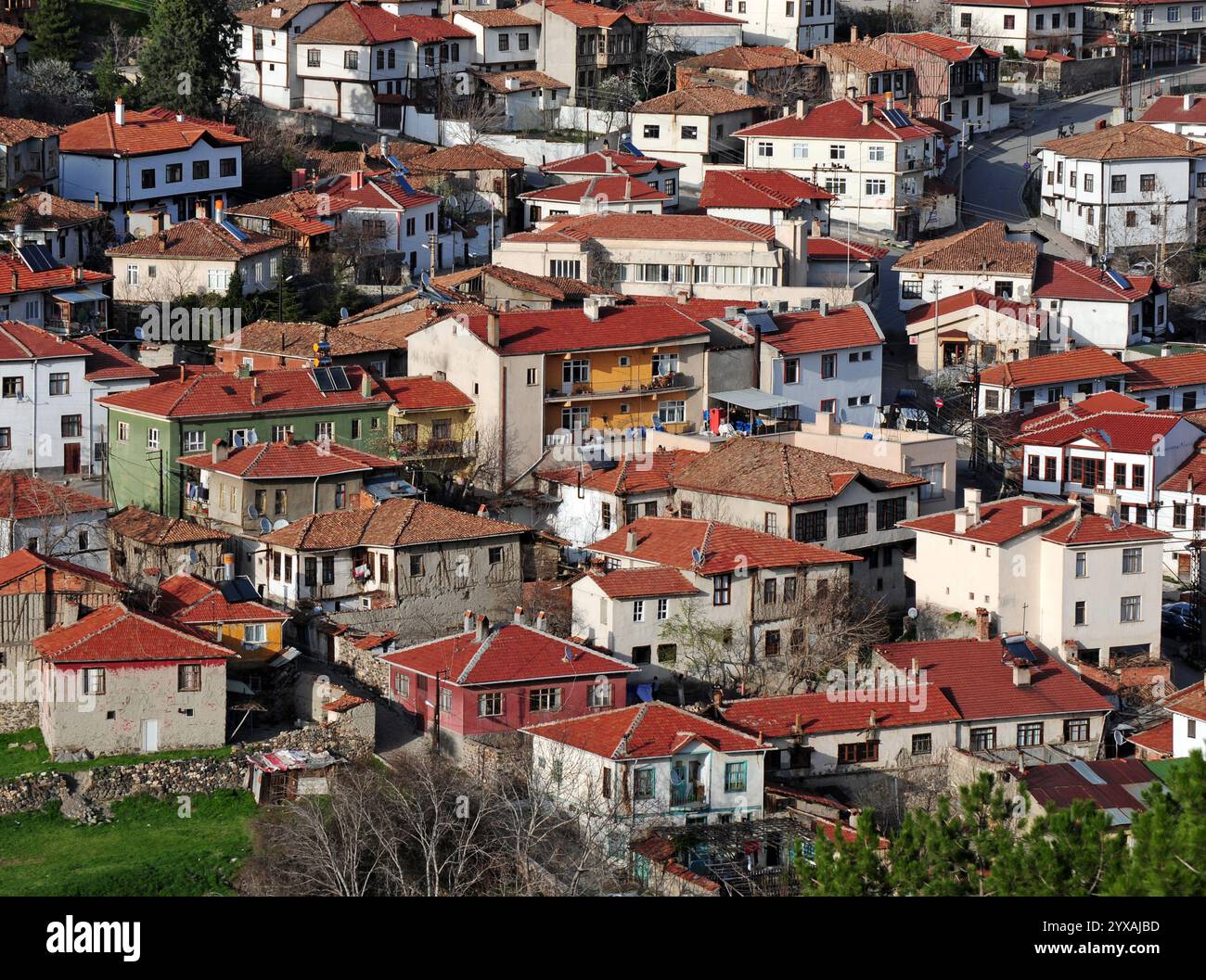 Historical Ayas City and Houses in Ankara, Turkey Stock Photo - Alamy
