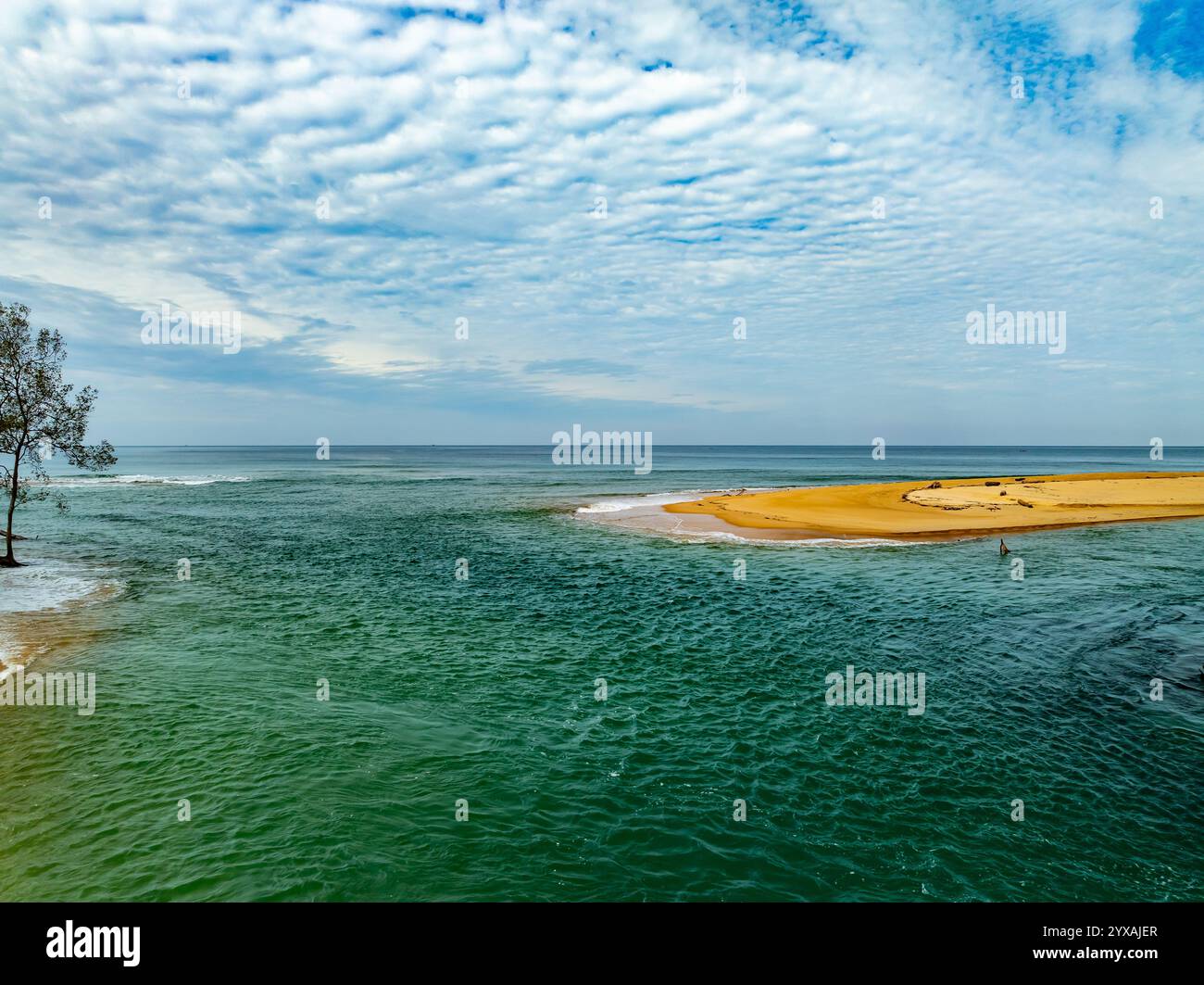 Aerial view of blue sea surface water texture background,Amazing sun ...