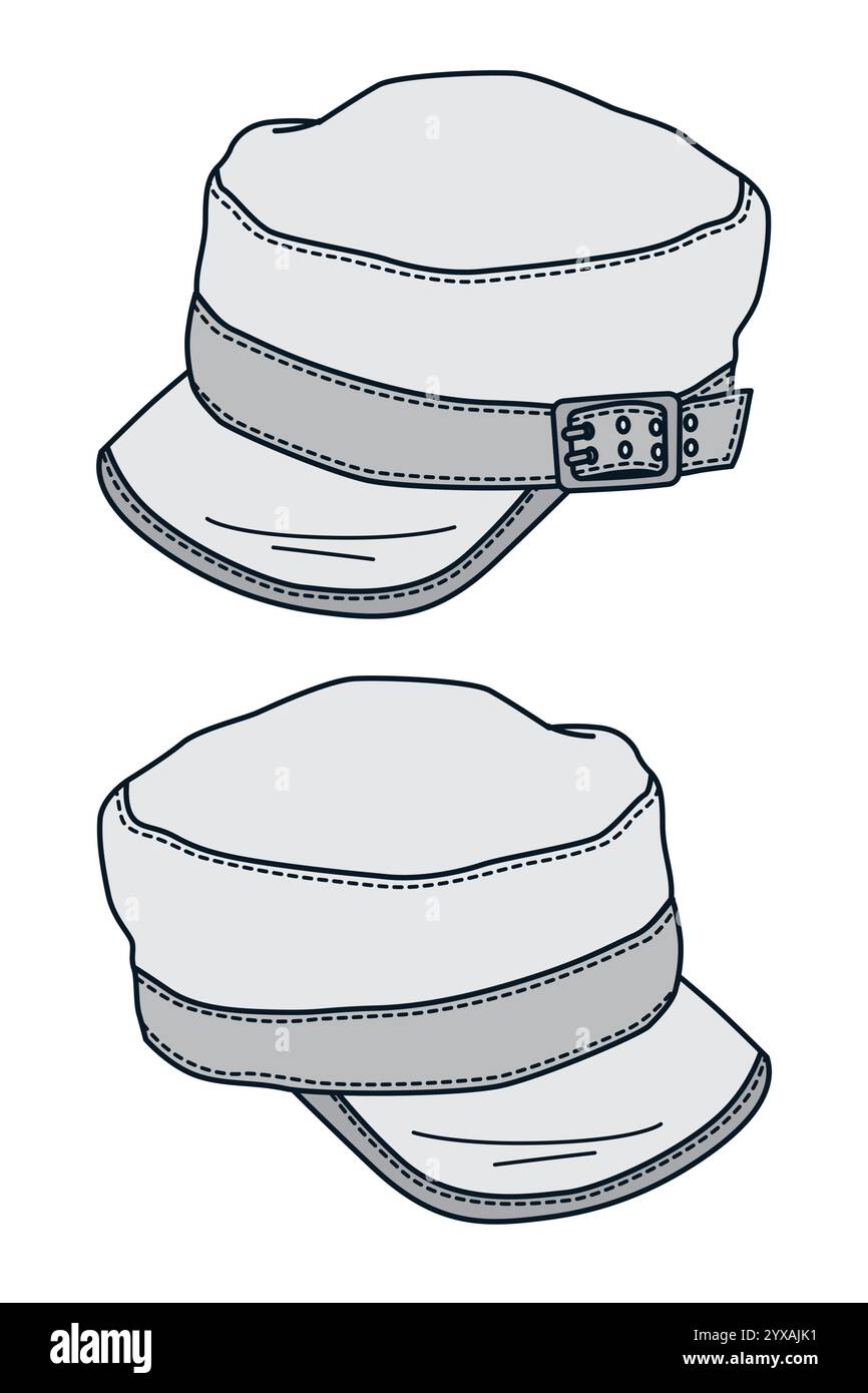 Boys cap illustration Stock Vector Images - Alamy