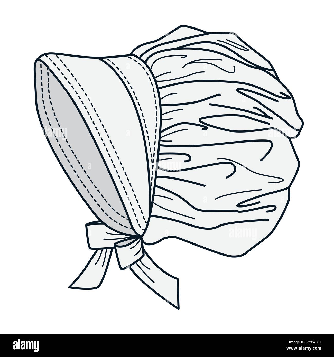 Baby bonnet illustration hi-res stock photography and images - Alamy