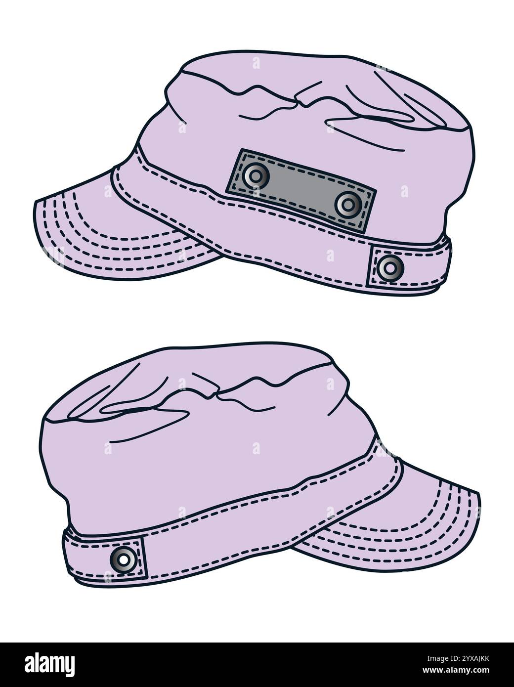 Military caps hi-res stock photography and images - Alamy