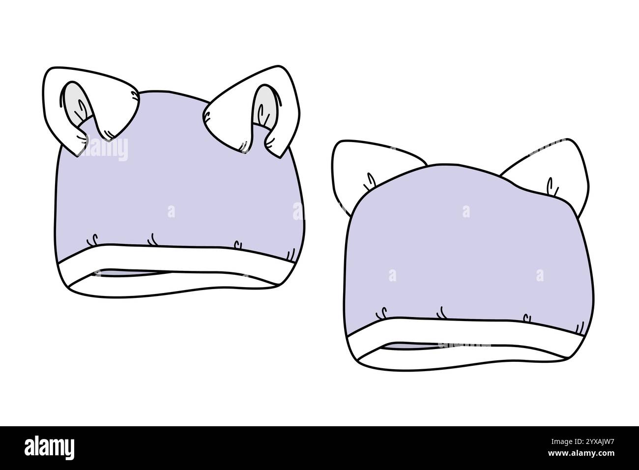 Kids bobble cap vector hi-res stock photography and images - Alamy