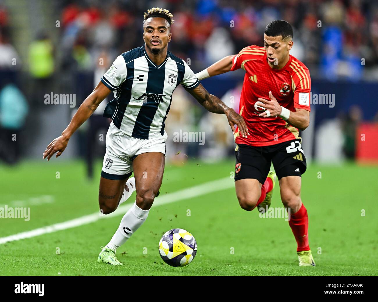 Doha, FIFA Intercontinental Cup 2024 in Doha. 14th Dec, 2024. Faber Gil ...