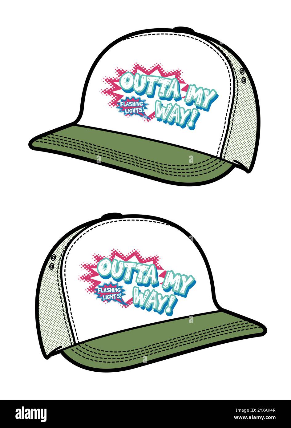 Mesh caps design hi-res stock photography and images - Alamy