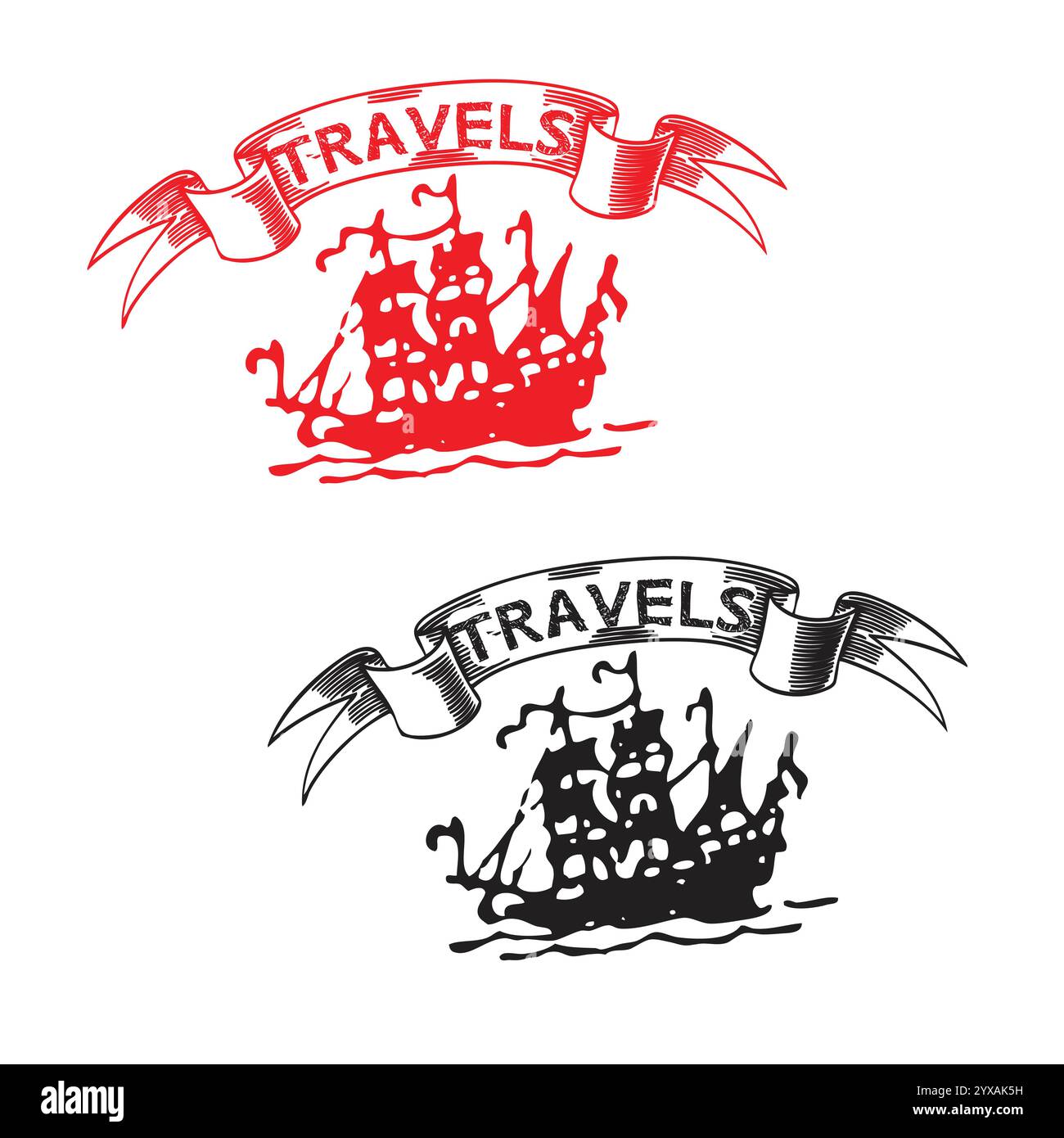 Boat logo mockup hi-res stock photography and images - Alamy