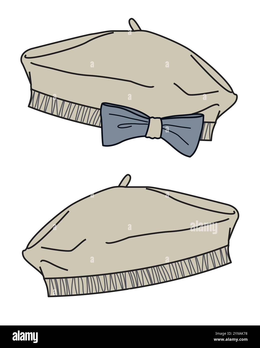 Girls beret design hi-res stock photography and images - Alamy