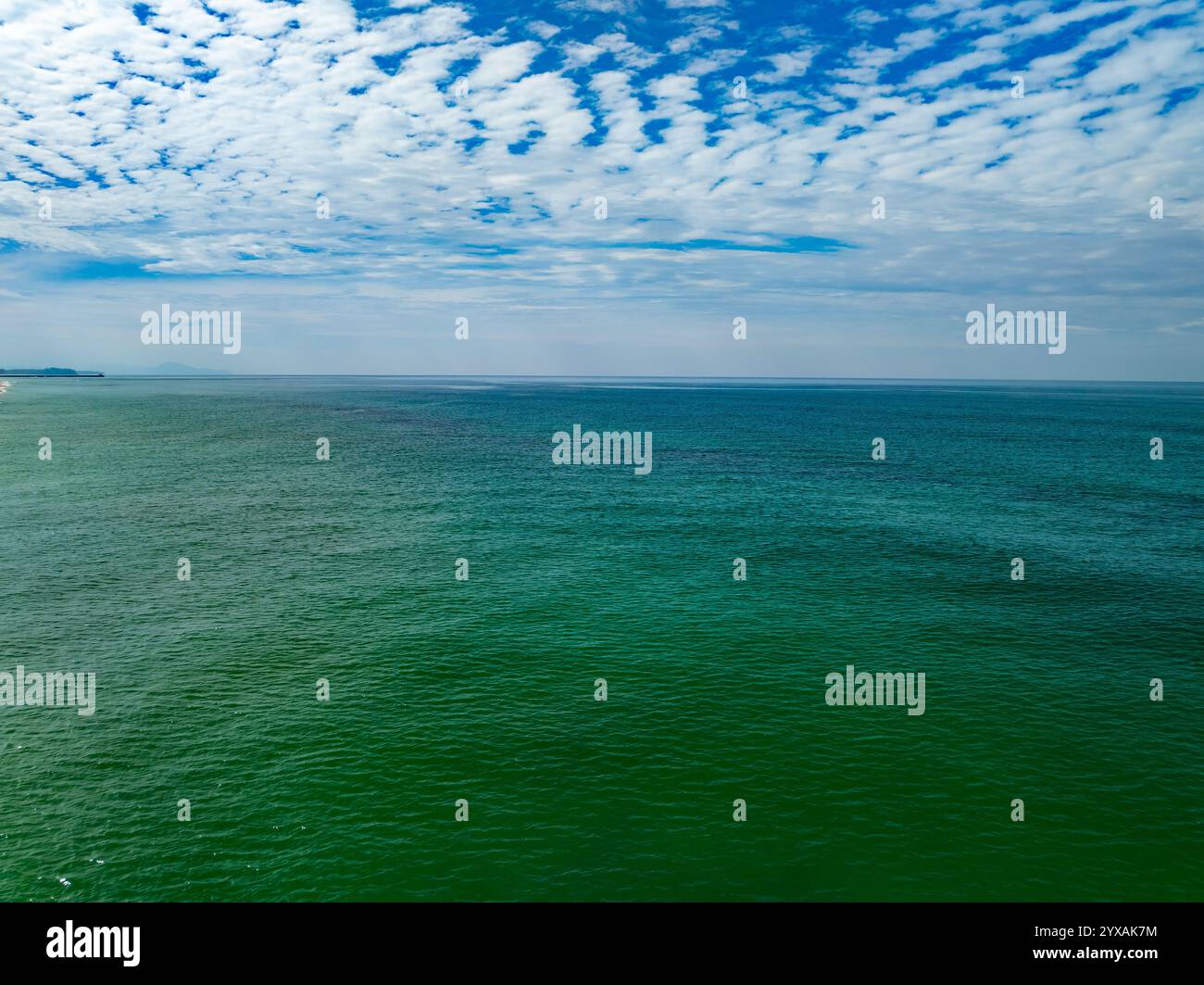 Aerial view of blue sea surface water texture background,Amazing sun ...