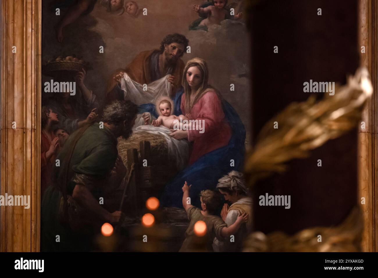 Rome, Italy, 14 December 2024. Pope Francis meets the figures of the ...