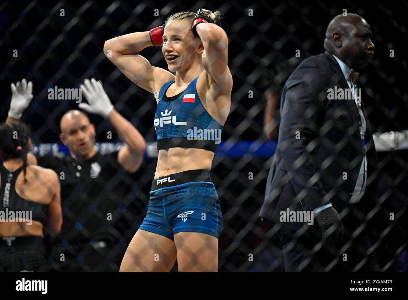 Lyon, France. 14th Dec, 2024. Paulina Wisniewska attending the PFL ...