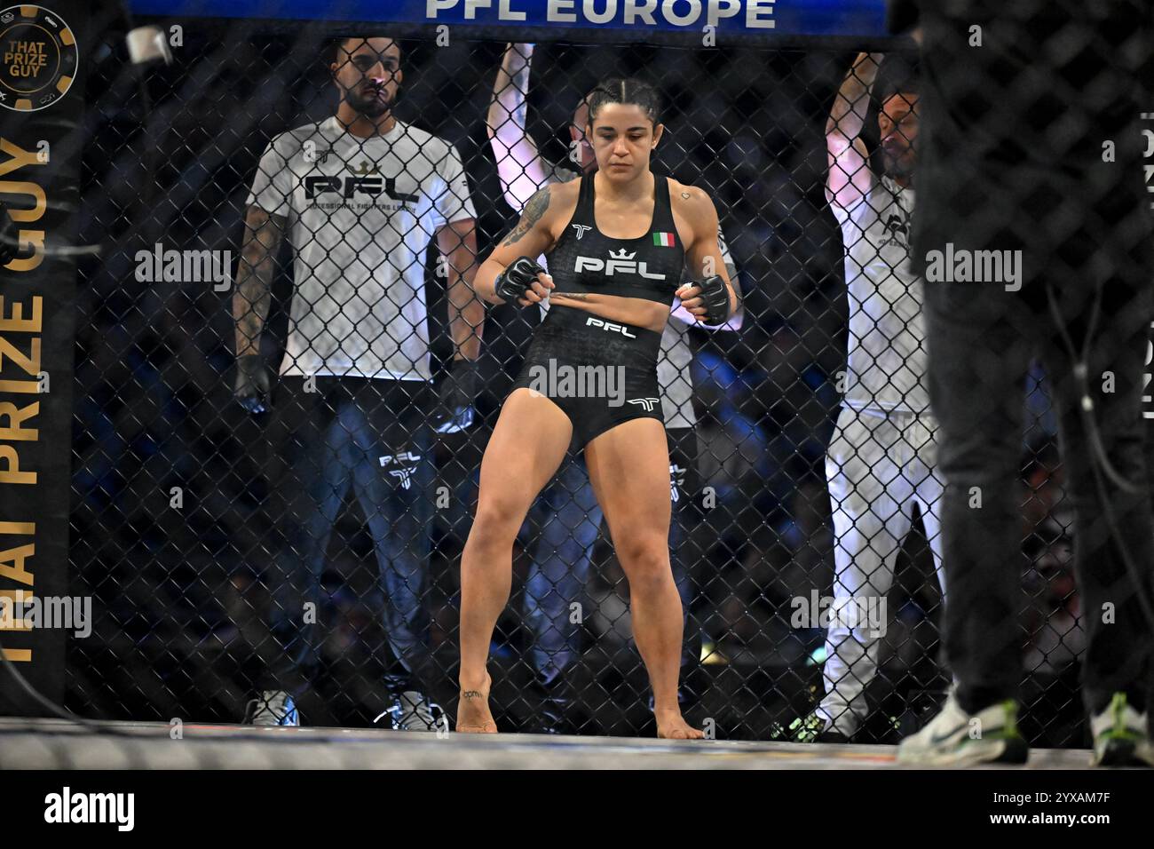 Lyon, France. 14th Dec, 2024. Valentina Scatizzi attending the PFL ...
