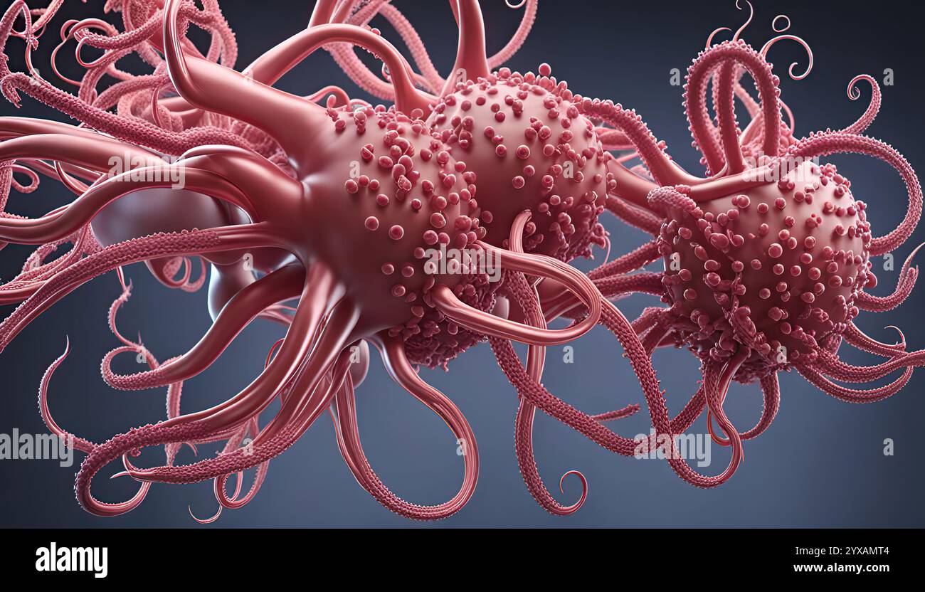 Microscopic view of molecular structures hi-res stock photography and ...
