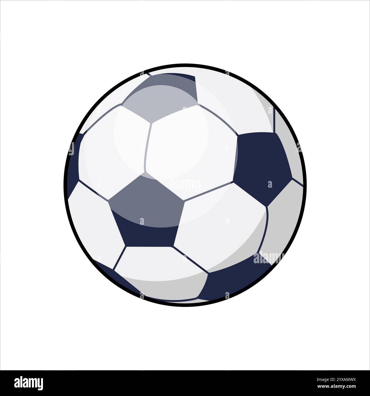 Illustration cartoon soccer ball football hi-res stock photography and ...