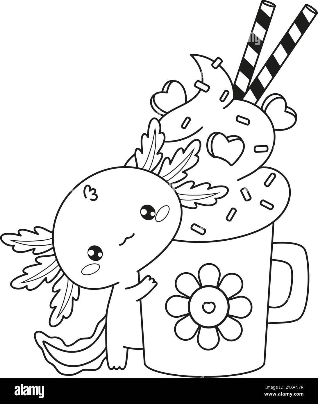 Printable Coloring Pages Of An Axolotl [2025]