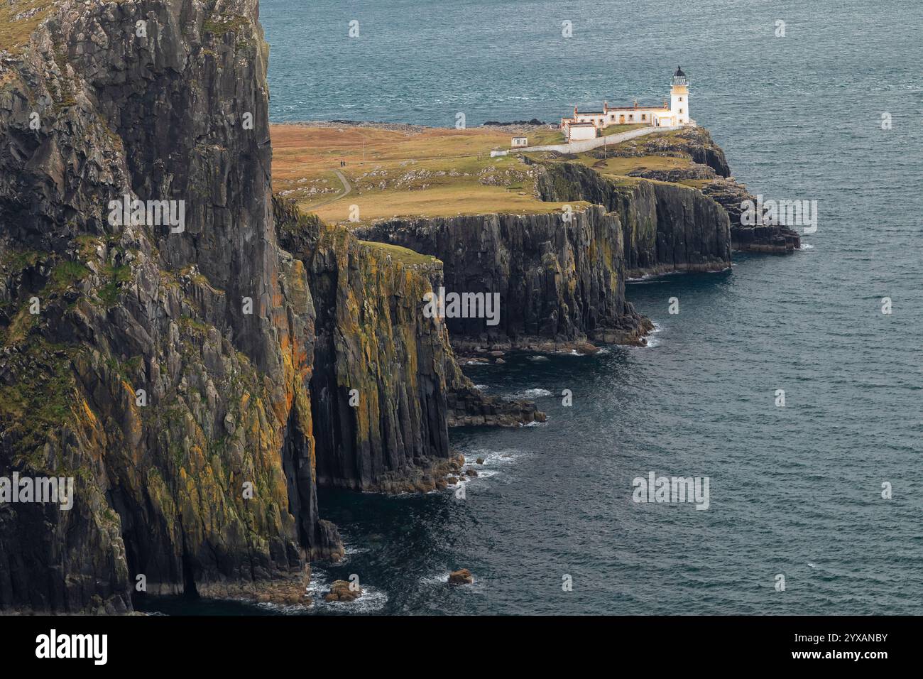 Neist point lighthouse sunset at Skye Island, Scotland Stock Photo - Alamy