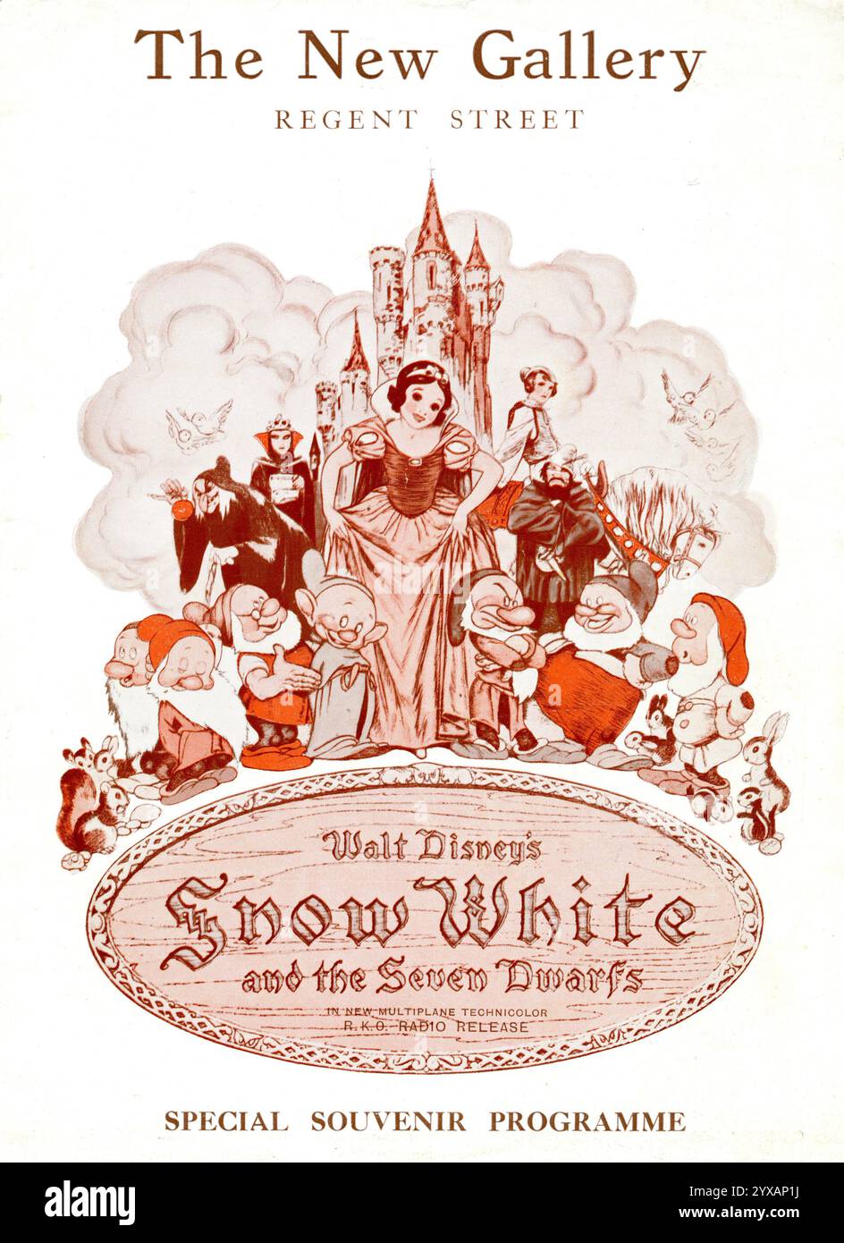 Front cover of the 1938 Special Souvenir Programme from The New Gallery ...