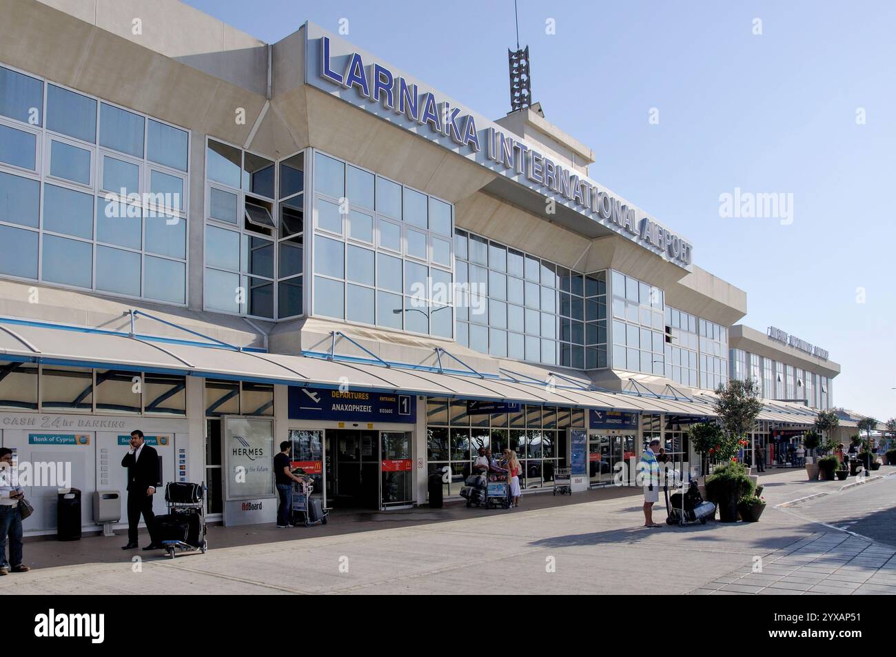 Main terminal, Larnaca International Airport, Larnaca, Larnaca District ...