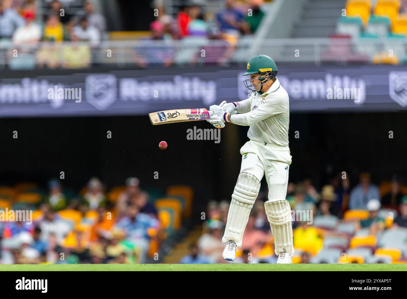 Brisbane, Australia, 15 December, 2024. Alex Carey of Australia bats ...