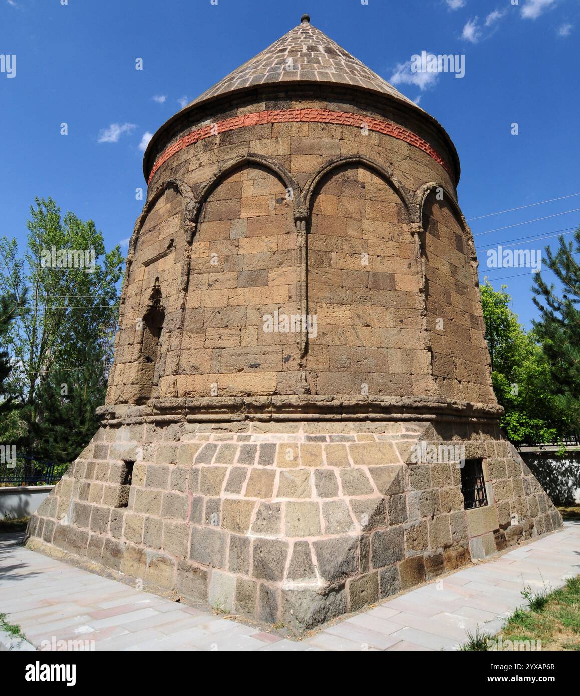 Located in Erzurum, Turkey, the Gumuslu Vault was built in the 14th ...