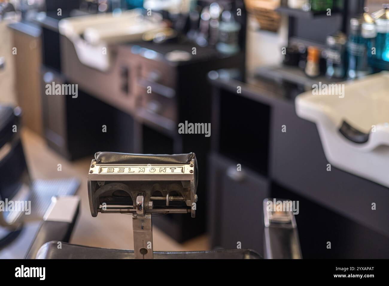 Barbershop frame with barber tools hi-res stock photography and images ...