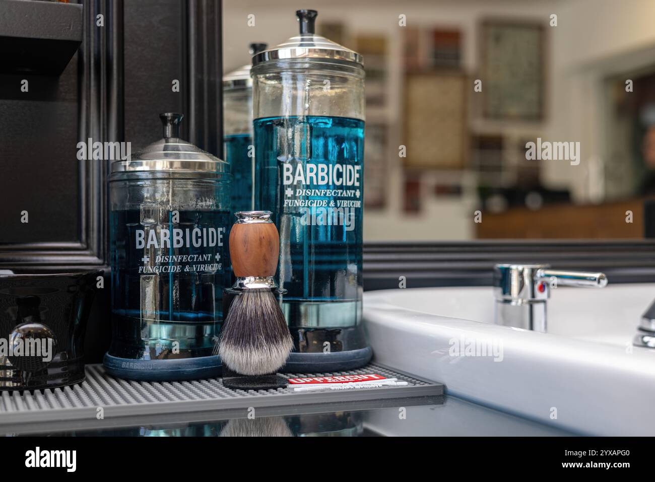 Disinfectant jars hi-res stock photography and images - Alamy