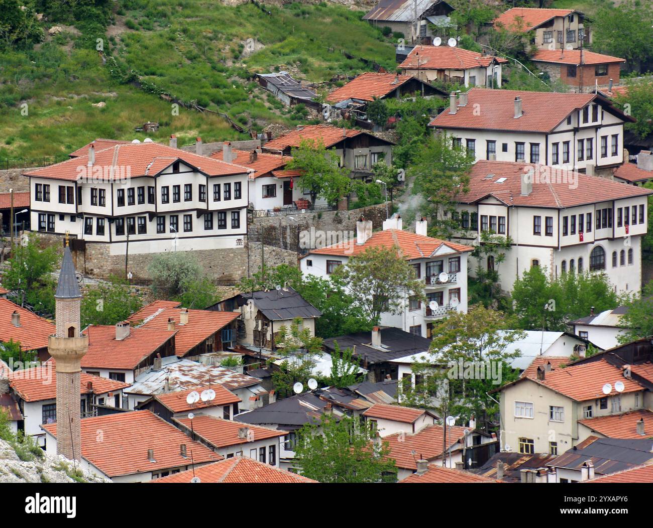 The historical Beypazari Town in Ankara, Turkey, is a touristic city ...