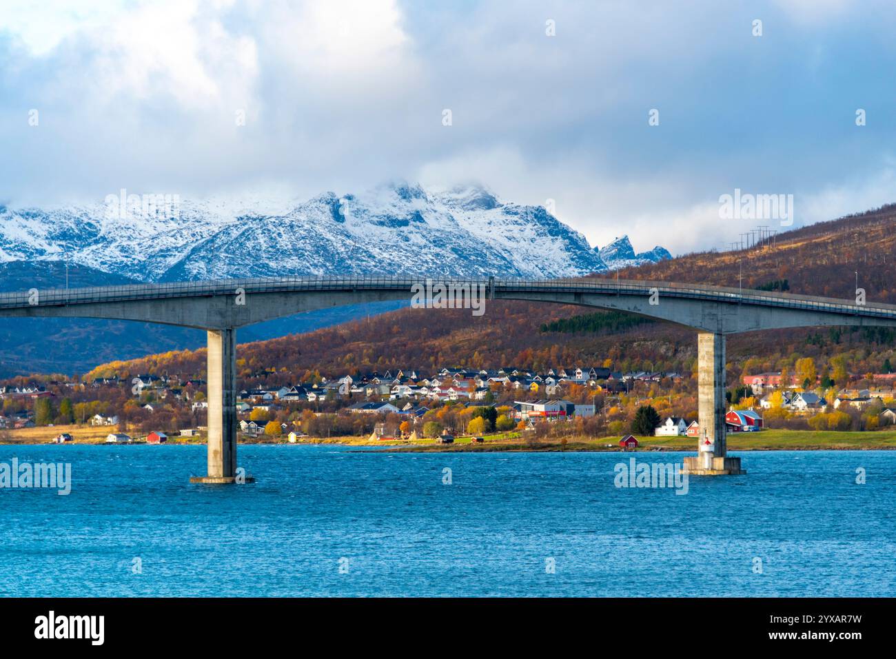 Sandnessund Bridge in Tromso - Norway Stock Photo - Alamy