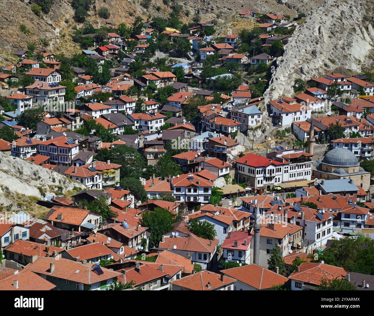 The historical Beypazari Town in Ankara, Turkey, is a touristic city ...