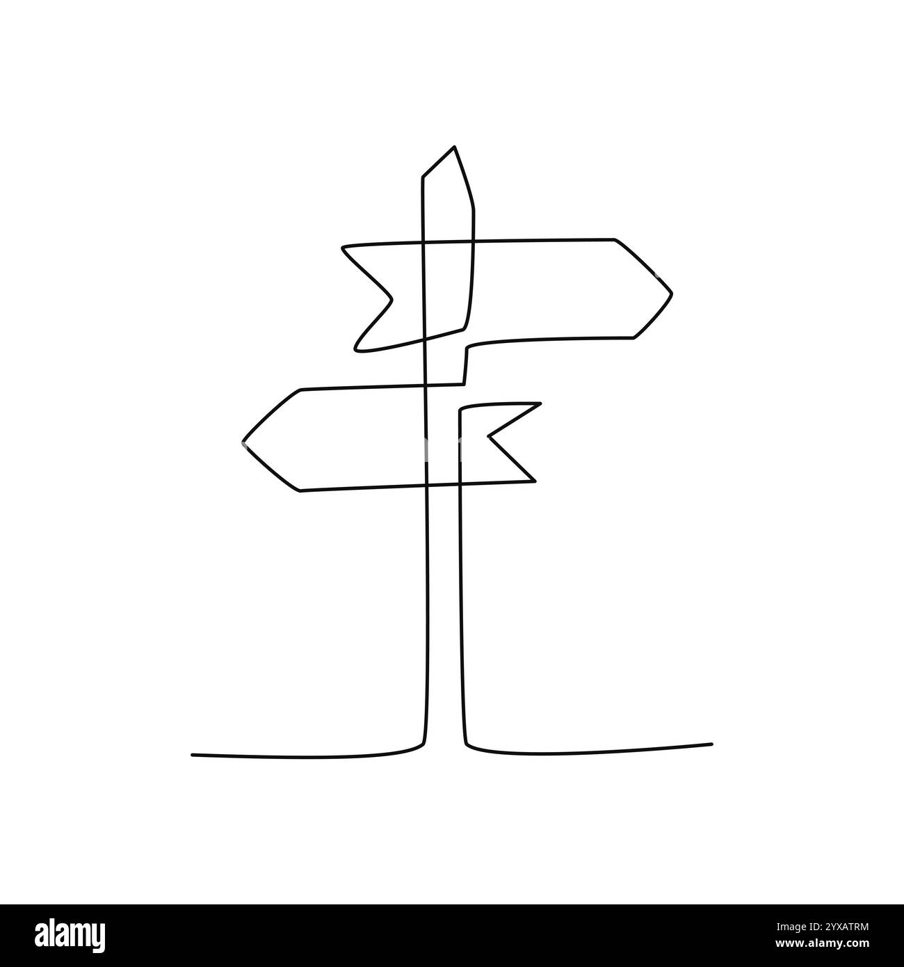 One way traffic sign Black and White Stock Photos & Images - Alamy