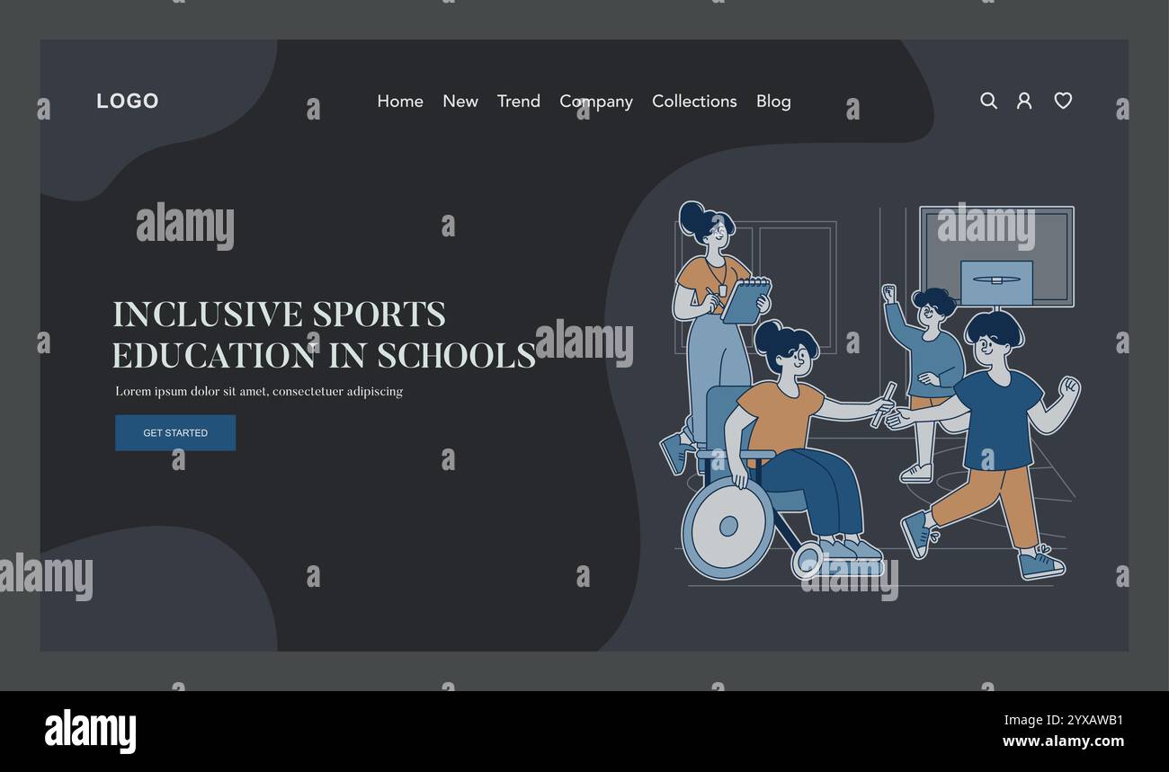 Inclusive education concept featuring students with disabilities actively participating in ...