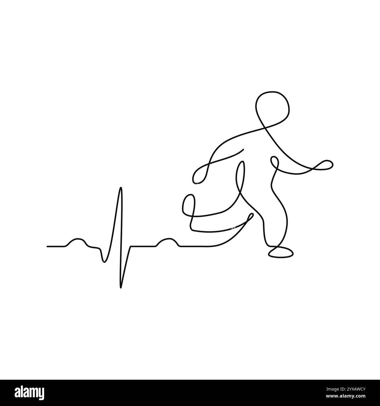 Man Pulse Run One Single Line Drawing Stock Vector Image & Art - Alamy Man Pulse Run One Single Line Drawing Stock Vector Image & Art - Alamy