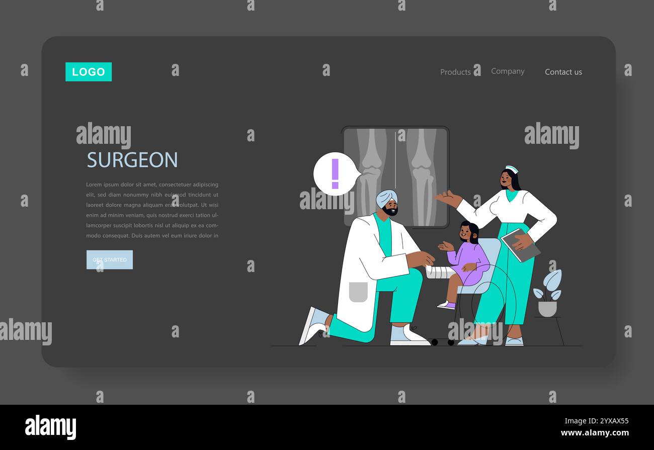 Pediatric Consultation concept. A caring medical team attends to a ...