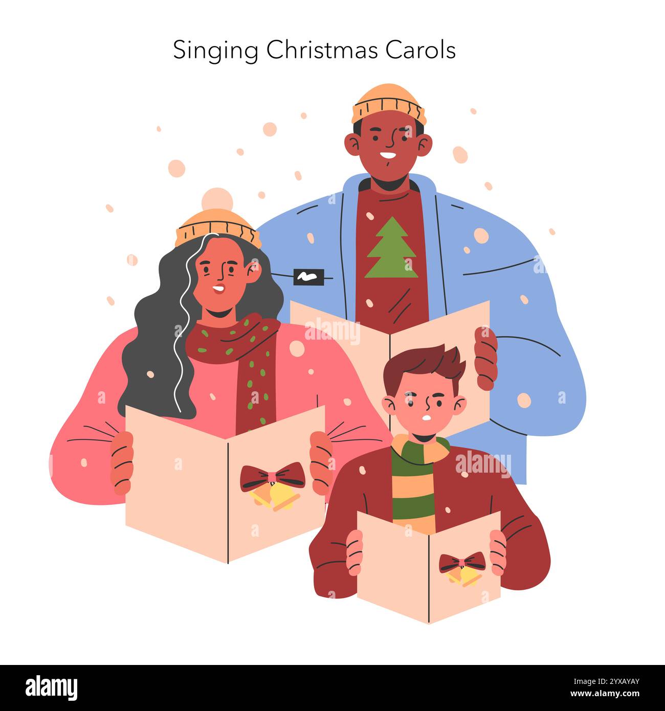 Christmas song family Cut Out Stock Images & Pictures - Alamy