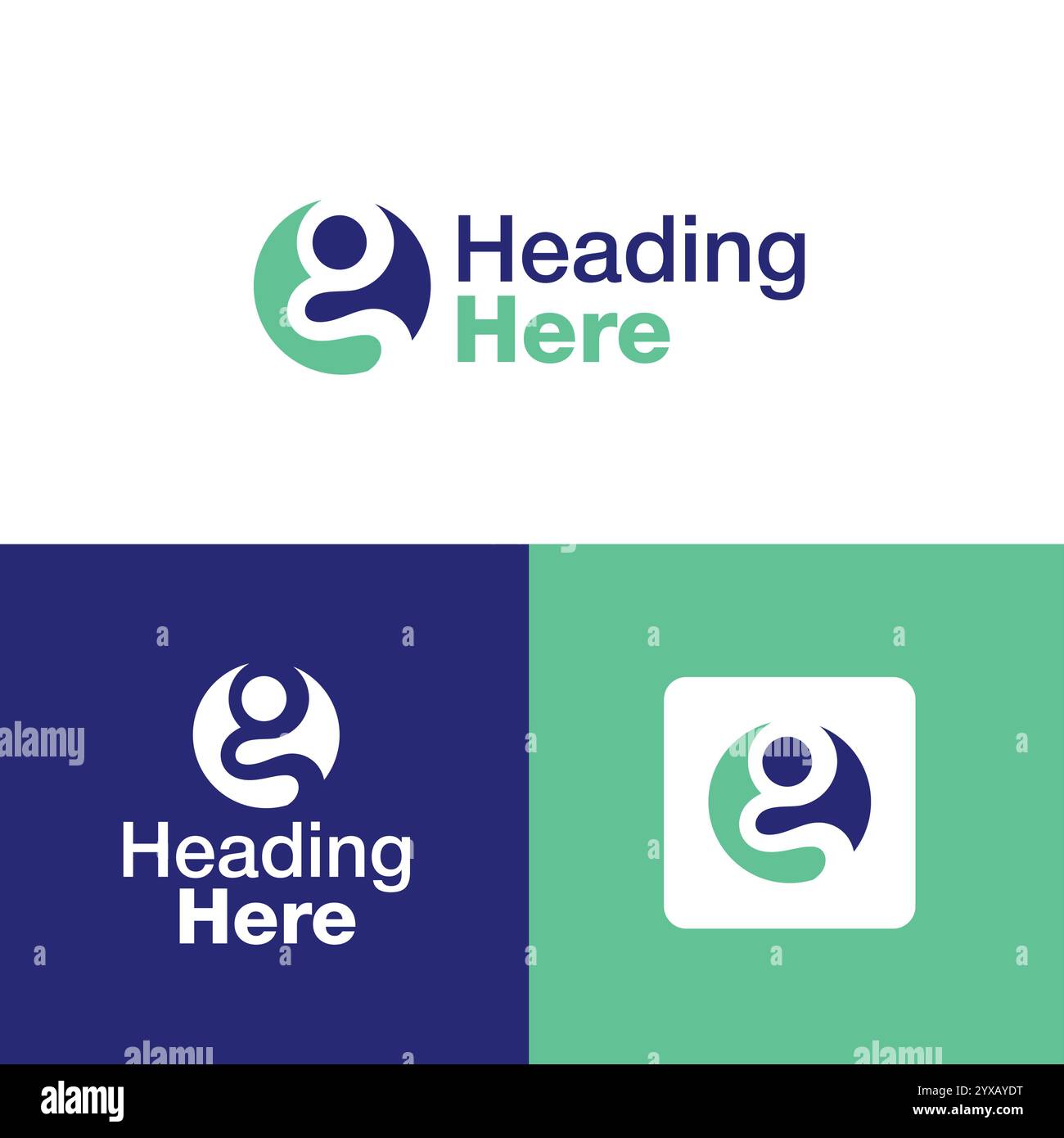 Digital man logo hi-res stock photography and images - Alamy